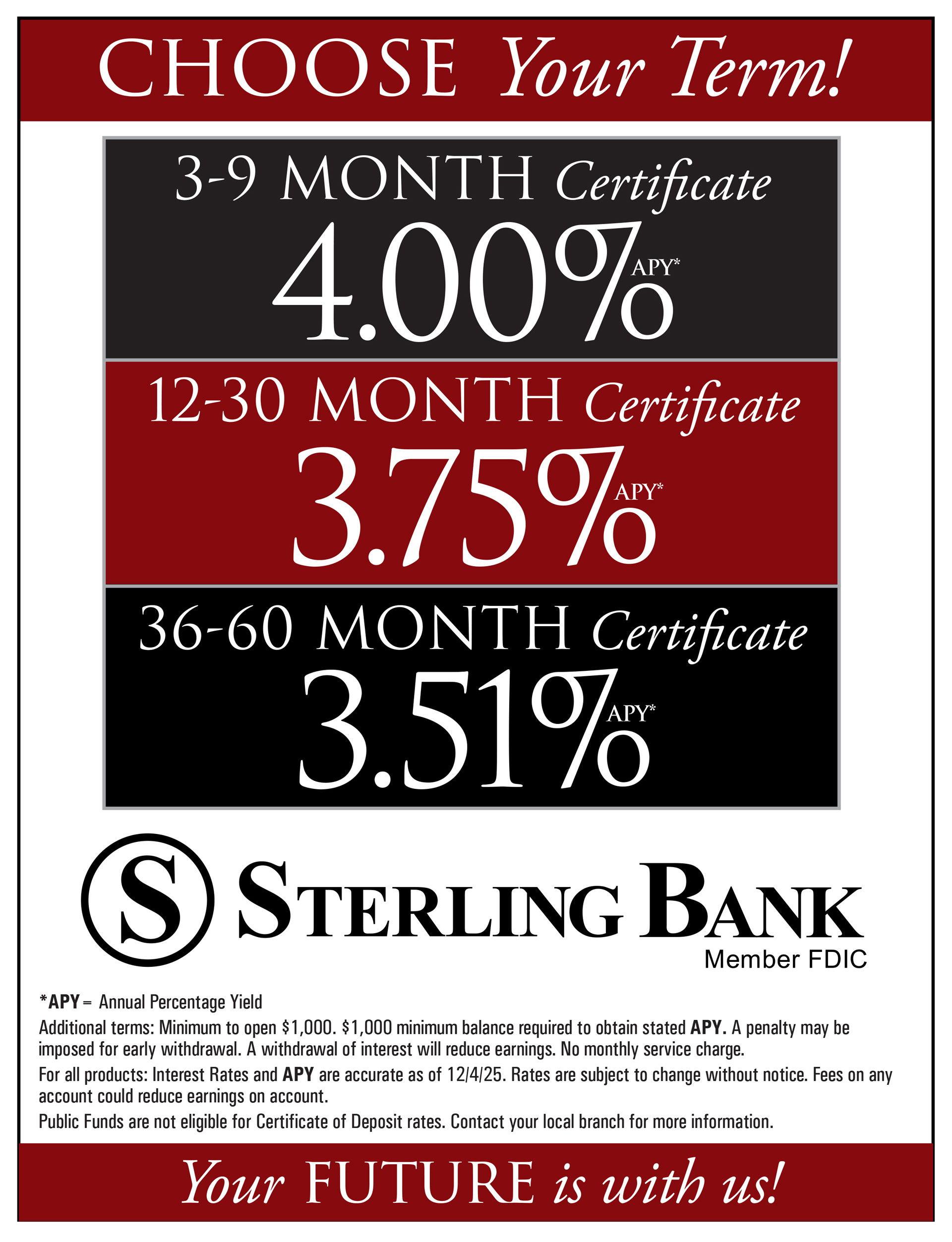 CD Specials | Sterling Bank